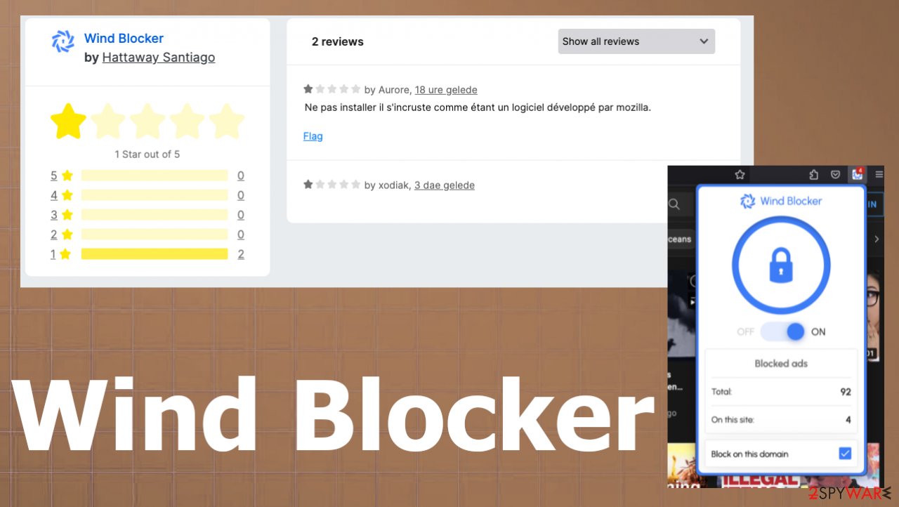 Remove Wind Blocker browser extension (fake) - Free Instructions
