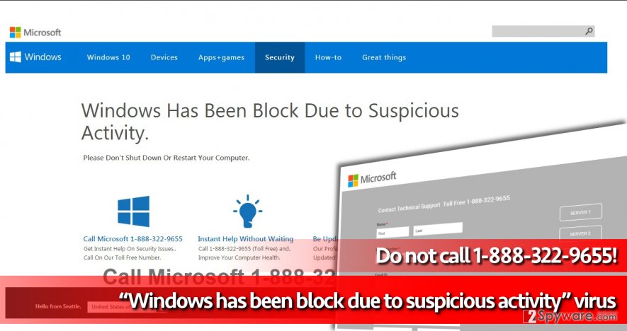 Remove “Windows has been block due to suspicious activity” virus ...