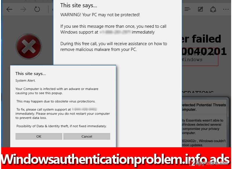 Remove Windowsauthenticationproblem.info ads (Simple Removal Guide)