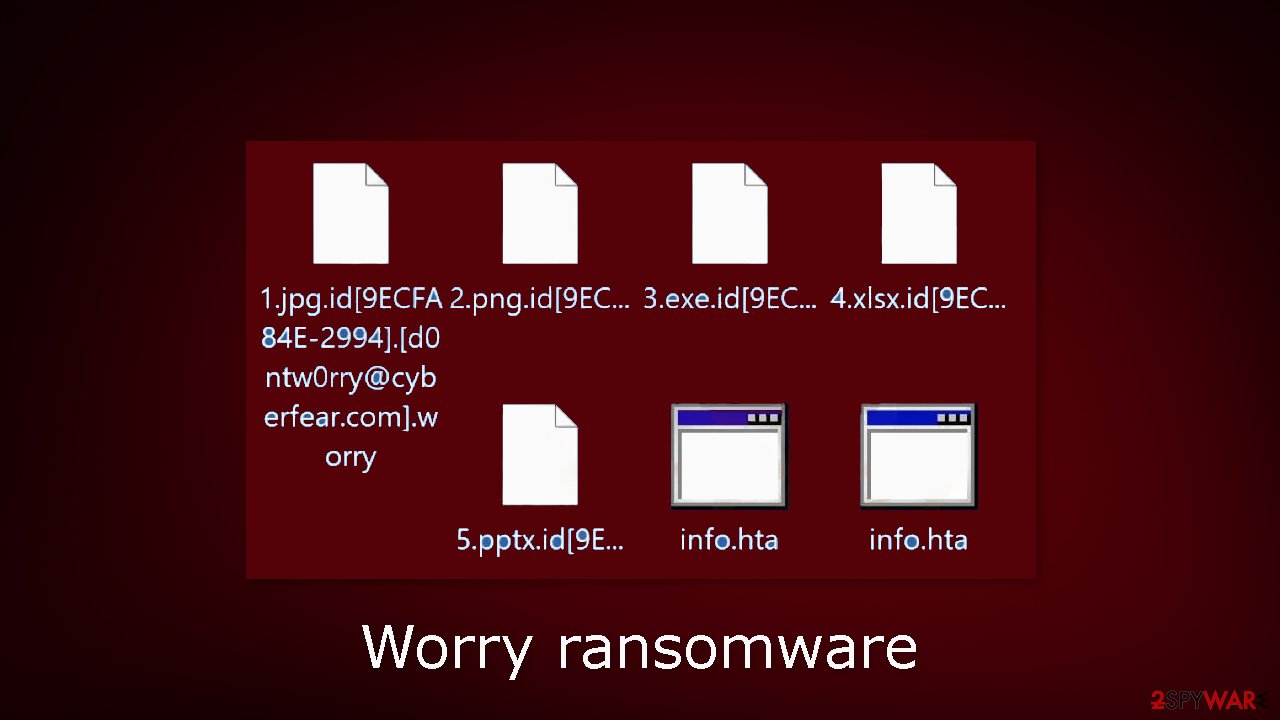 Remove Worry ransomware (virus) - Recovery Instructions Included