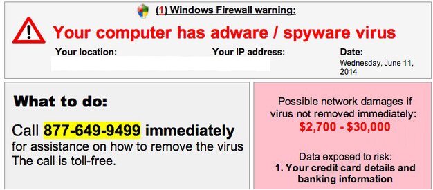 Remove Your computer has adware / spyware virus Remove Your computer has adware / spyware virus