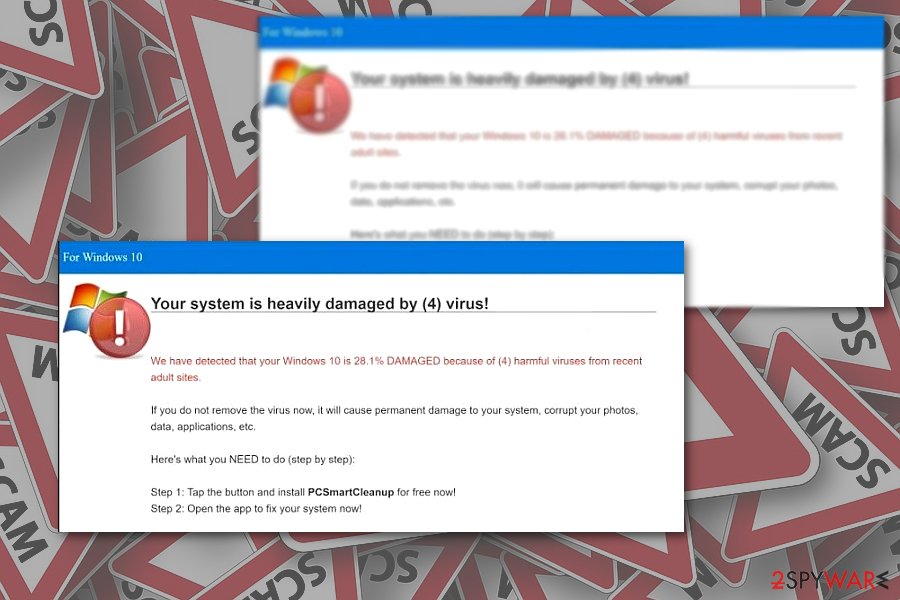 Remove “Your system is heavily damaged by (4) virus!” ads (Tech Support ...