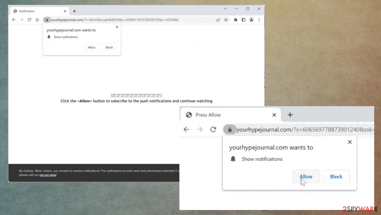 Remove Yourhypejournal.com ads (spam)