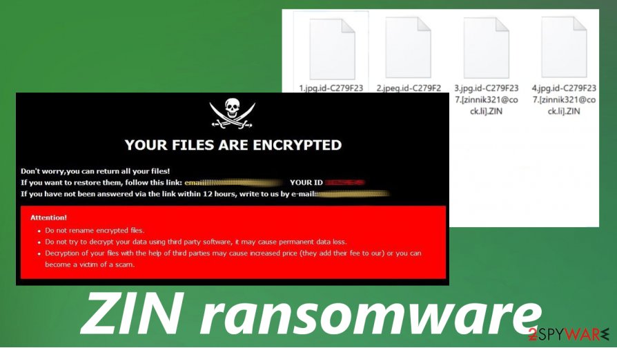 Remove ZIN ransomware (Virus Removal Guide) - Recovery Instructions ...