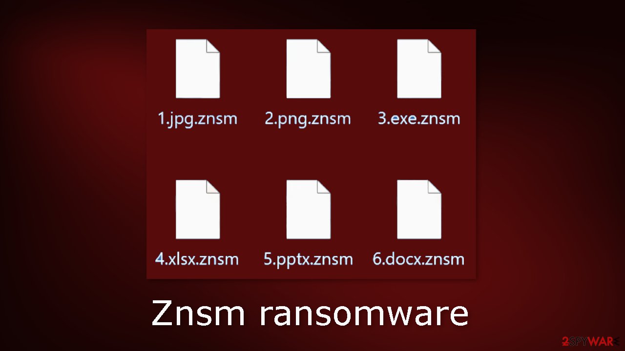Remove Znsm ransomware (virus) - Recovery Instructions Included